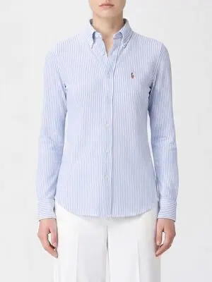 Polo Ralph Lauren Striped Cotton Shirt With Button-down Collar