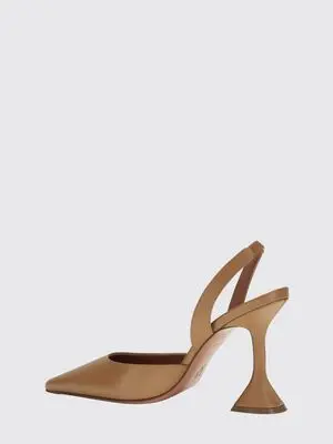 Amina Muaddi Holli Leather Slingback