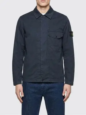 Stone Island Used Twill Overshirt - Beige