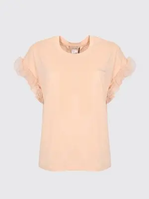 TWINSET Cotton T-shirt With Ruffles