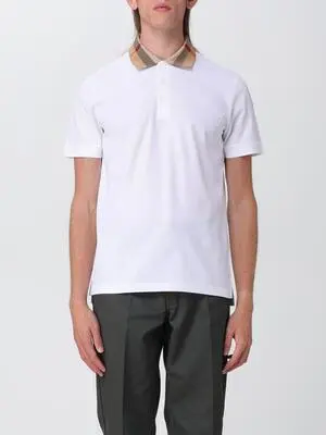 Burberry Cotton Polo Shirt - White