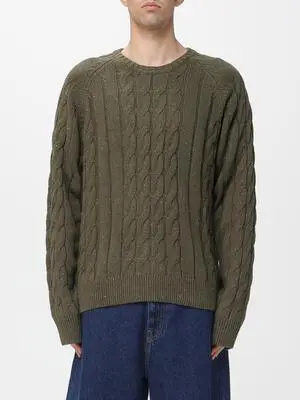 Dickies Cable Knit Crew Neck Jumper - Green