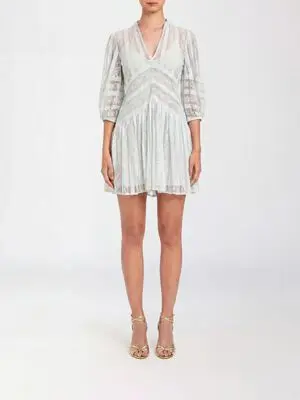 TWINSET Lace Mini Dress - Water