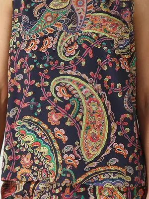 Etro Paisley Polyester Top