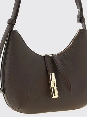 Furla Shoulder Bag With Gold Tone Clasp
