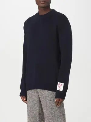 GOLDEN GOOSE Ribbed Knit Jumper With Appliqu