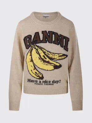 GANNI Jumper Colour - Camel