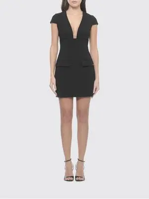 Elisabetta Franchi Crêpe Mini Dress - Black
