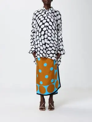 Dries Van Noten Dries Van Noten Polka Dot Viscose Shirt Black