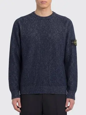 Stone Island Cotton Crew Neck Sweater - Blue