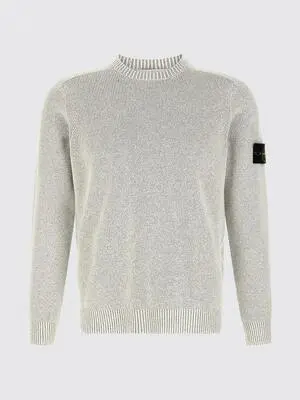 Stone Island Cotton Crew Neck Sweater - Grey