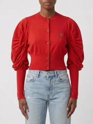 VIVIENNE WESTWOOD Wool And Silk Cardigan - Red