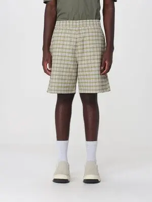 Carhartt Work In Progress Check Cotton Shorts - Grey