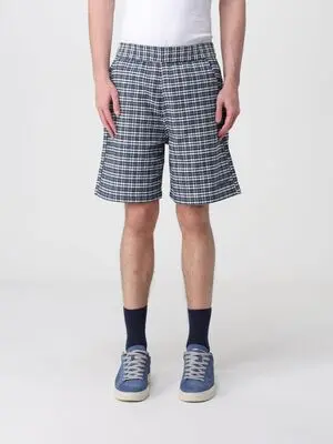 Carhartt Work In Progress Check Cotton Shorts - Red