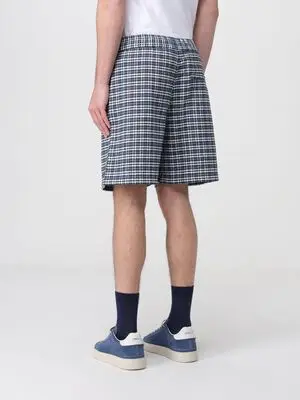 Carhartt Work In Progress Check Cotton Shorts - Red