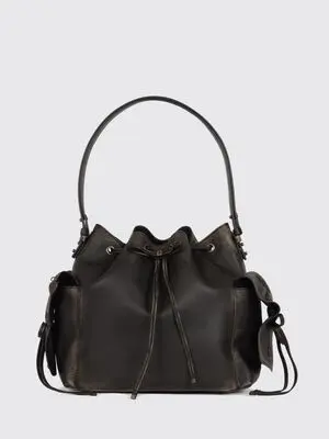 Acne Studios Aged Leather Bucket Bag