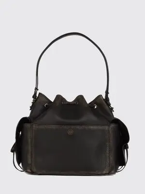 Acne Studios Aged Leather Bucket Bag