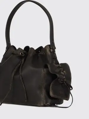 Acne Studios Aged Leather Bucket Bag