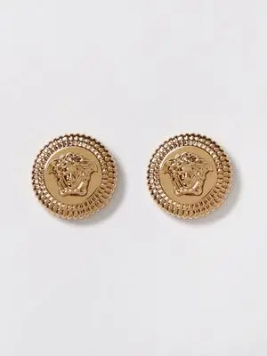 Versace Medusa Stud Earrings - Gold
