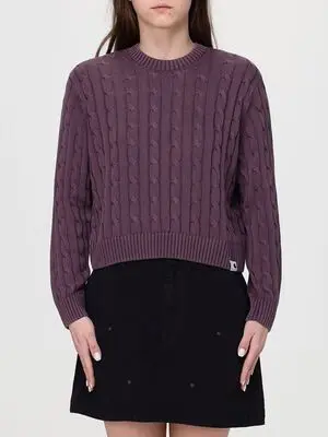 Carhartt Work In Progress Cotton Crewneck Sweater Violet
