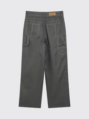 AMI Paris Virgin Wool Wide-leg Pants