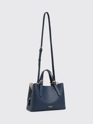 TWINSET Grained Synthetic Leather Bag - Navy