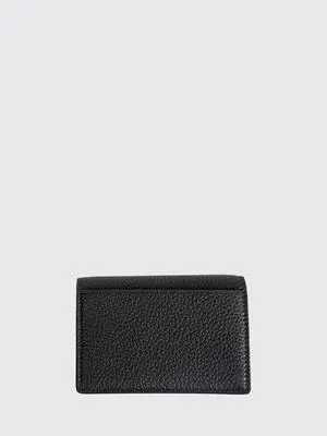 TOM FORD Calf Leather Card Holder With Flap And Snap Button Closure