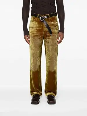 MAGLIANO Flattone Straight Viscose And Silk Jeans - Grey