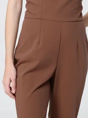 MAR DE MARGARITAS Viscose Blend Off-the-shoulder Jumpsuit - Brown