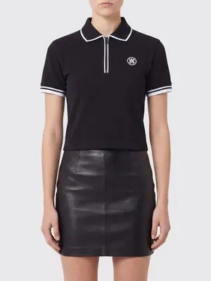 Amiri Slim Fit Zip-up Monogram Polo Shirt