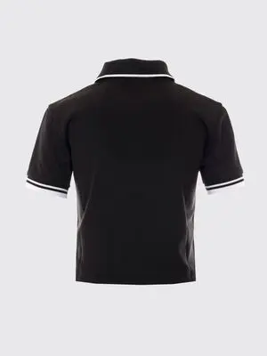 Amiri Slim Fit Zip-up Monogram Polo Shirt