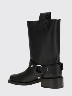 GANNI Biker Boot In Recycled Leather
