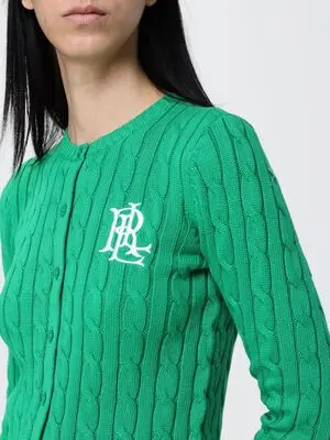 Ralph Lauren Crew Neck Cardigan - Green