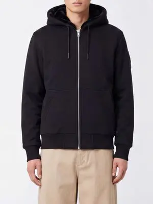 Moose Knuckles Full Zip Hoodie - Black 1