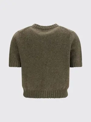 Khaite Pure Cashmere Short-sleeved Crew Neck Cardigan - Green