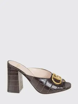 Valentino Garavani Croc Effect Mules Clogs For Women