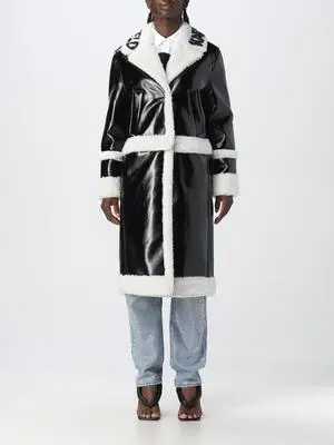 Karl Lagerfeld Shearling Trimmed Coat