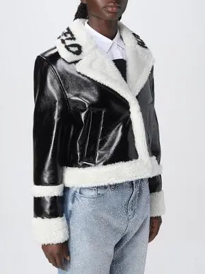 Karl Lagerfeld Shearling Trimmed Coat