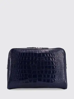 TOM FORD Croc Print Leather Pouch