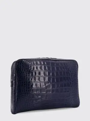 TOM FORD Croc Print Leather Pouch