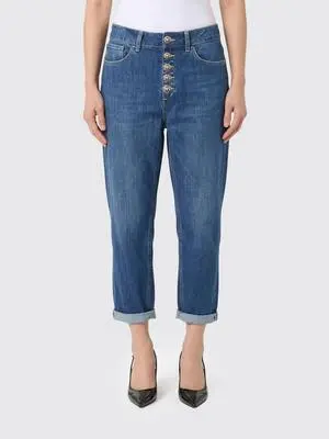 DONDUP Cropped Fit Denim Jeans - Blue