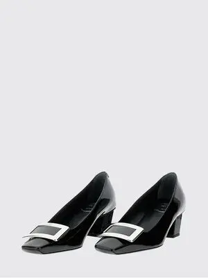 ROGER VIVIER Patent Court Shoes - Black