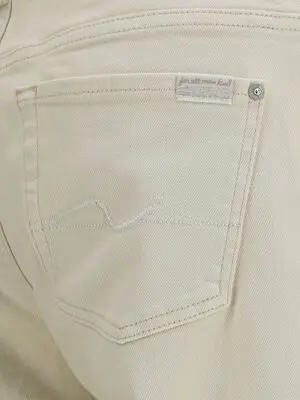 7 For All Mankind Stretch-cotton Denim Straight Jeans