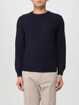 XC Ribbed Crew Neck Pullover - Blue