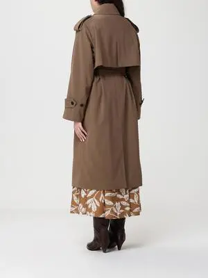 Max Mara Virgin Wool Double Breasted Trench Coat