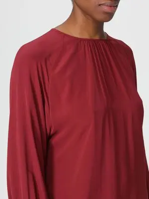 MASON'S Gathered Neck Long Sleeve Top