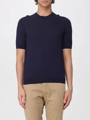 BALLANTYNE Cotton Knit Top Navy