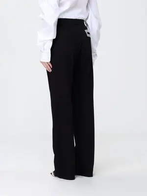 Coperni Tailored Trousers In Virgin Wool Blend With Glitter Ribbon
