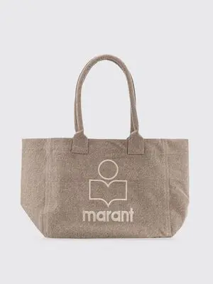 Isabel Marant Étoile Embroidered Logo Tote Bag - Beige