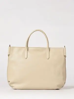 COCCINELLE Rebekka Hammered Leather Bag - Sand